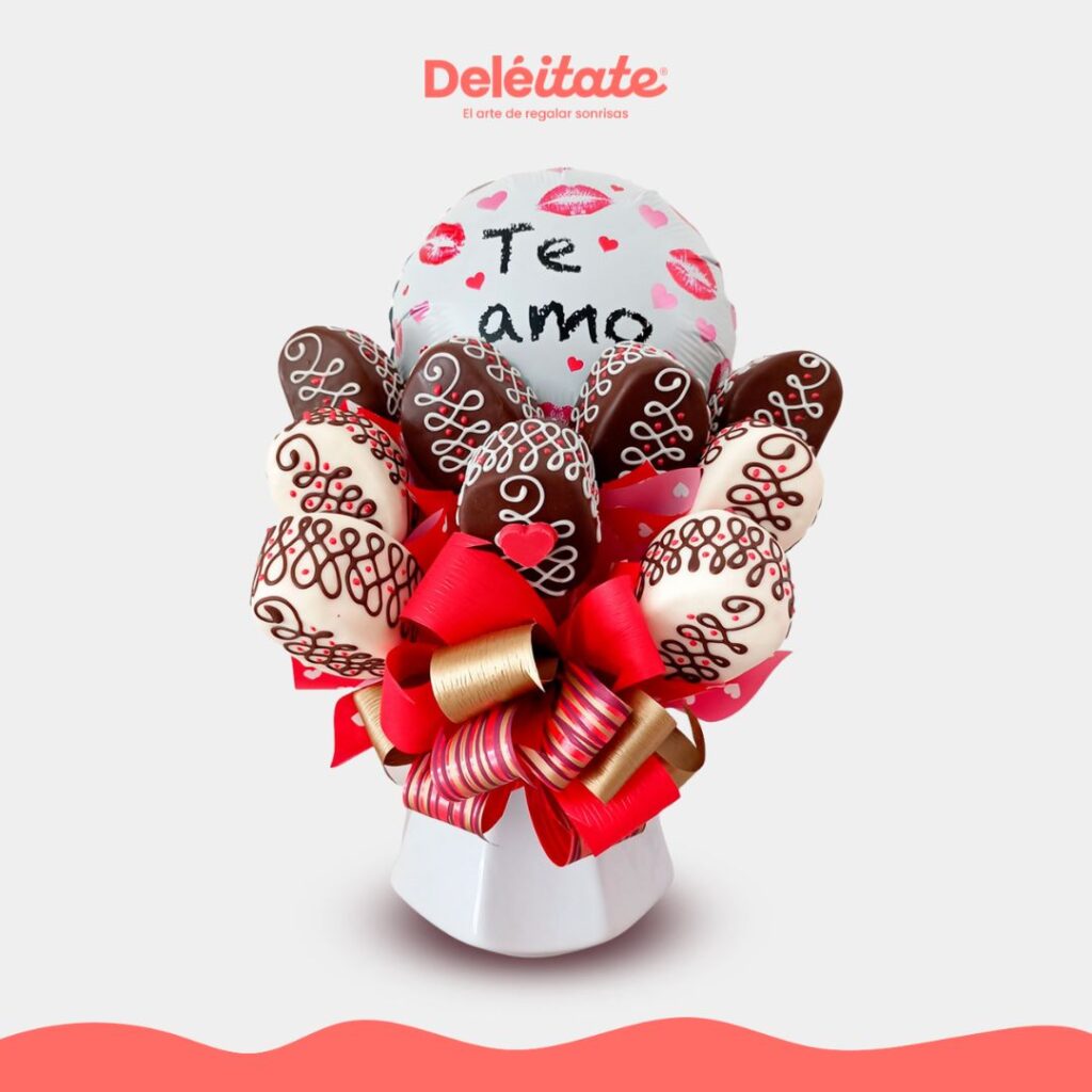 Bouquet de dulces, preparado con malvaviscos cubiertos y decorados con ...